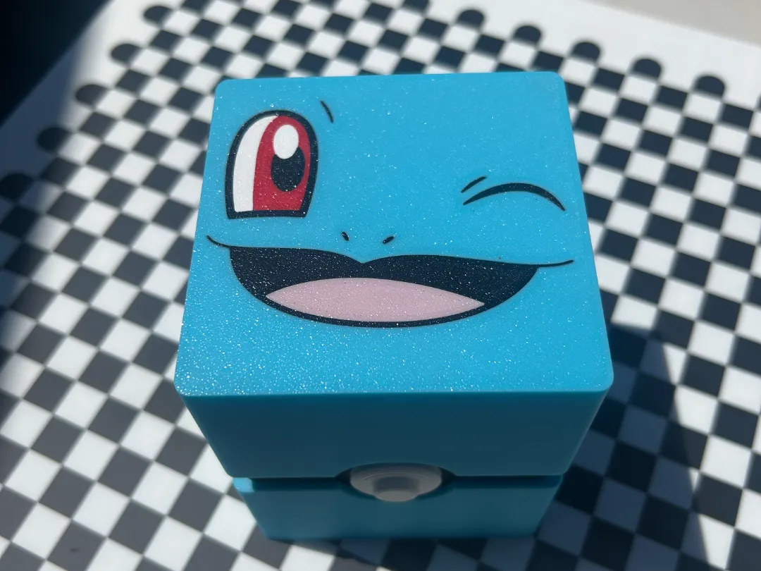 Squirtle- Pokemon Character Themed Deck Box - Free 3D Print Model ...