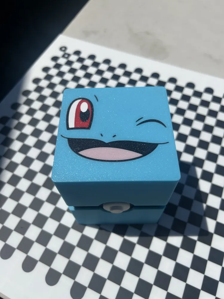 Squirtle- Pokemon Character Themed Deck Box - Free 3D Print Model ...