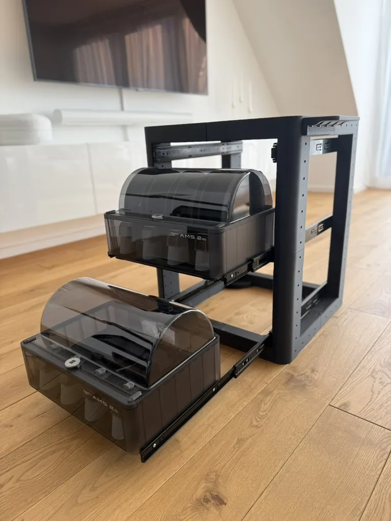 H2D Baseframe – Modular AMS Tower & Tool Drawer by Sven MakerWorld ...