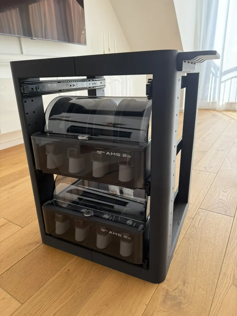 H2D Baseframe – Modular AMS Tower & Tool Drawer by Sven MakerWorld ...