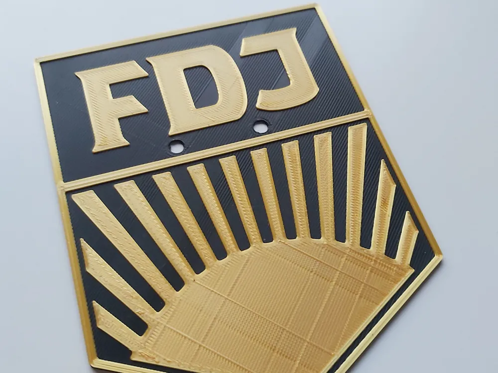 FDJ License Plate, FDJ Number Plate GDR, For Moped by Made in ...