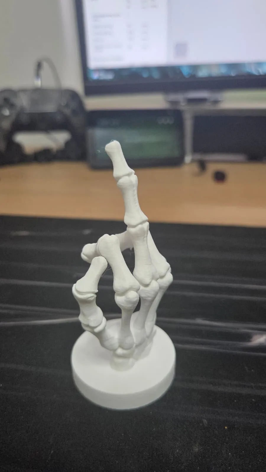 Skeleton Middle Finger Mode Vol.2 - Free 3D Print Model - MakerWorld