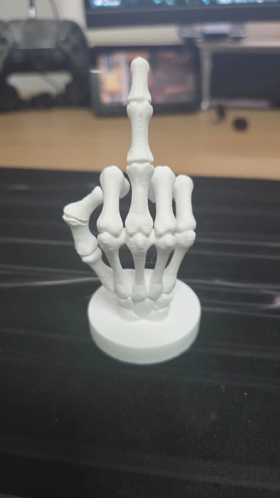 Skeleton Middle Finger Mode Vol.2 - Free 3D Print Model - MakerWorld