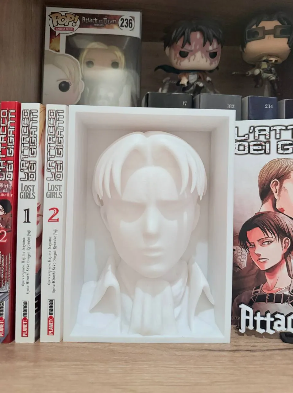 Levi Ackerman Book Nook by frapbotta MakerWorld: Download Free 3D Models