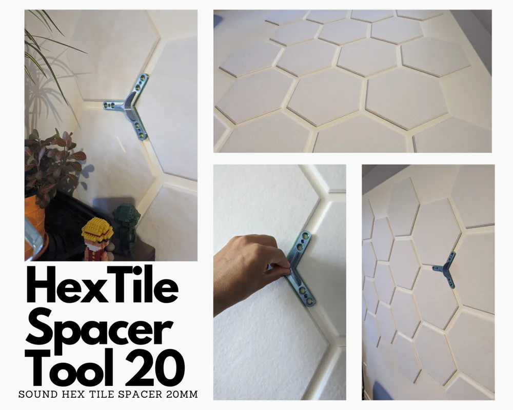 HexTile SpacerTool 20 - Sound Hex tile spacer 20mm by Hydrotatic ...