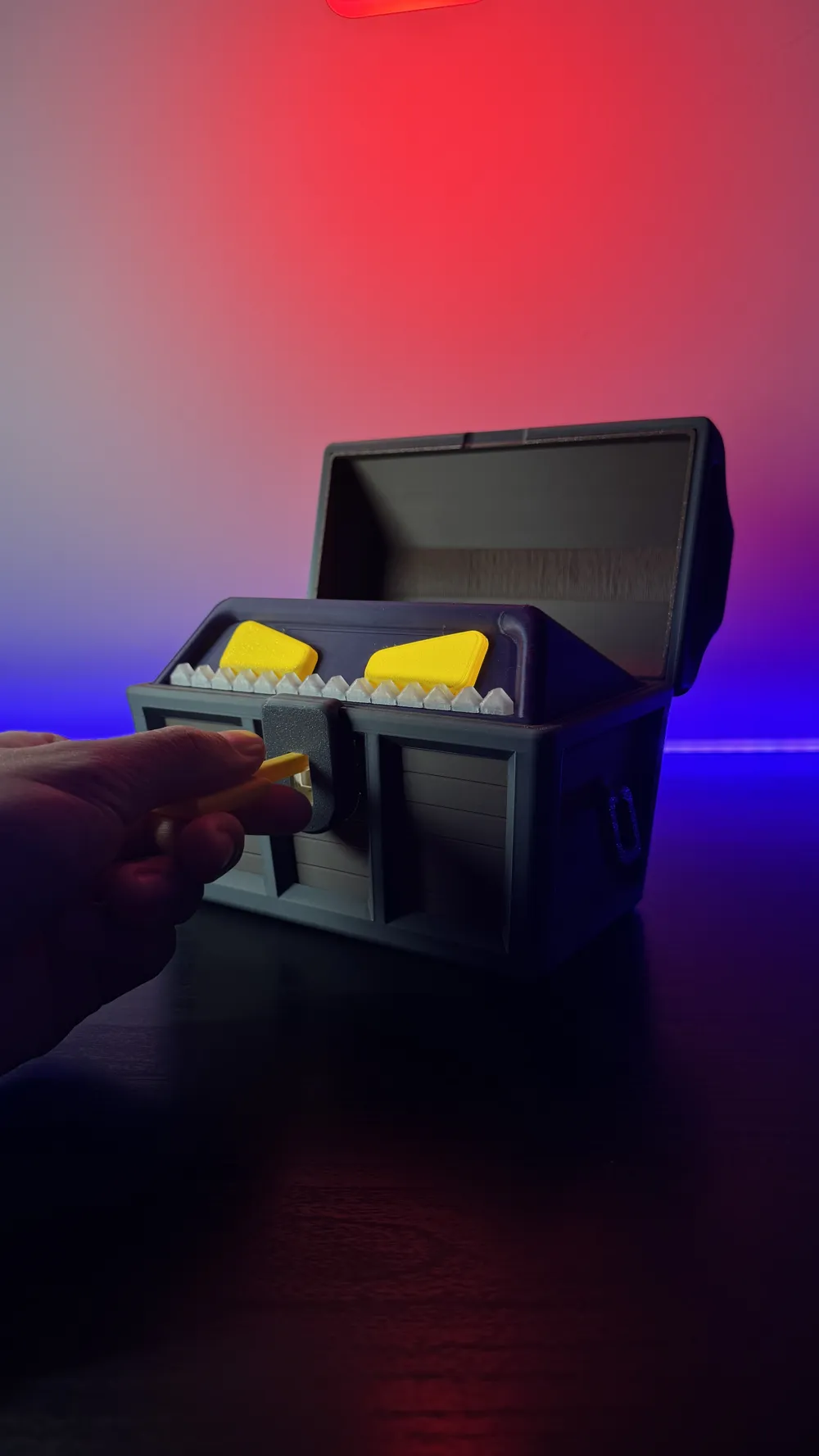 Treasure Chest? | Mimic Storage Light Box - Free 3D Print Model ...