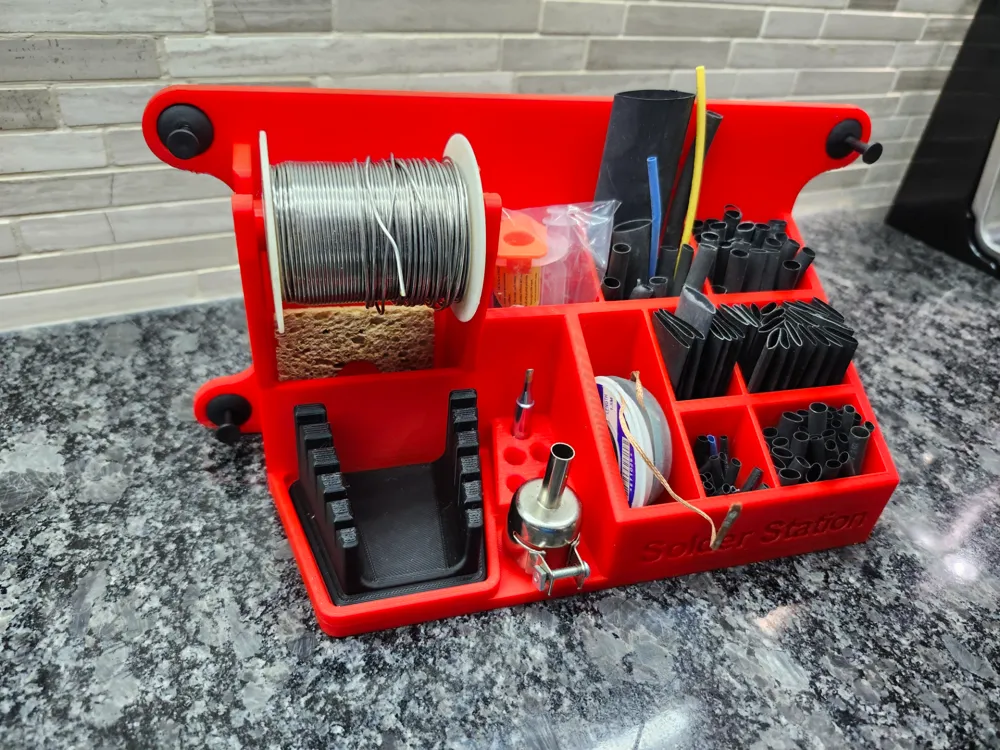 Pegboard Solder Station Organizer by GTMan002 - MakerWorld