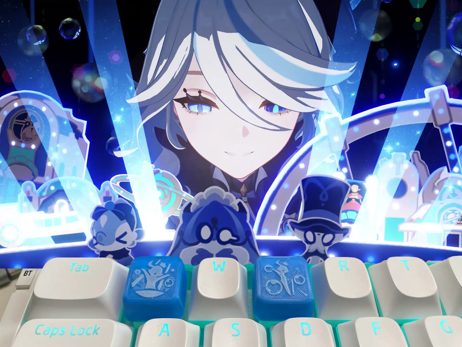 Genshin Impact Nahida Skill Icon (Q+E) Keycap by Tuz - MakerWorld