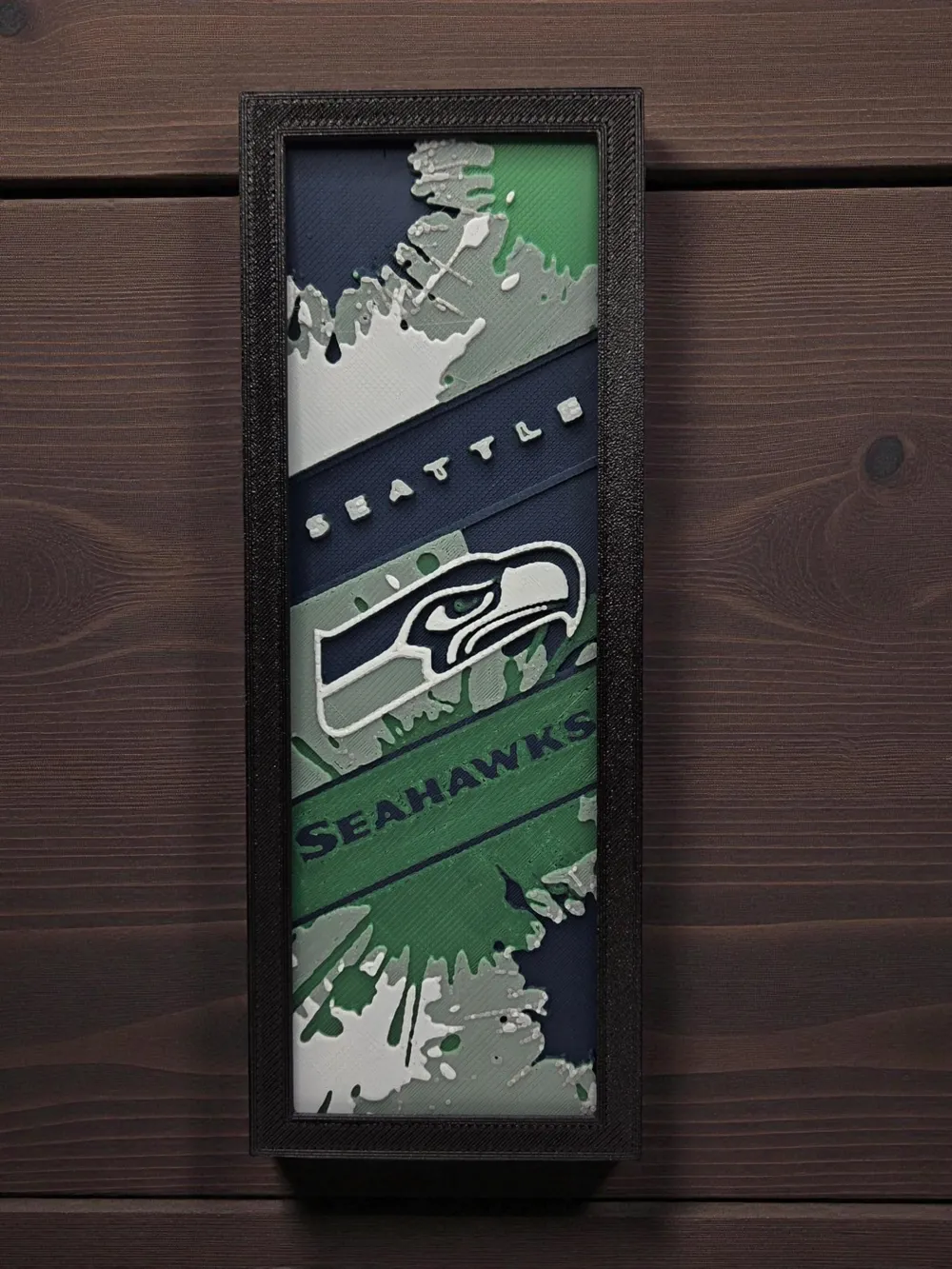 Seahawks 50mm x 150mm Bookmark by MythicHue's MakerWorld: Download Free ...