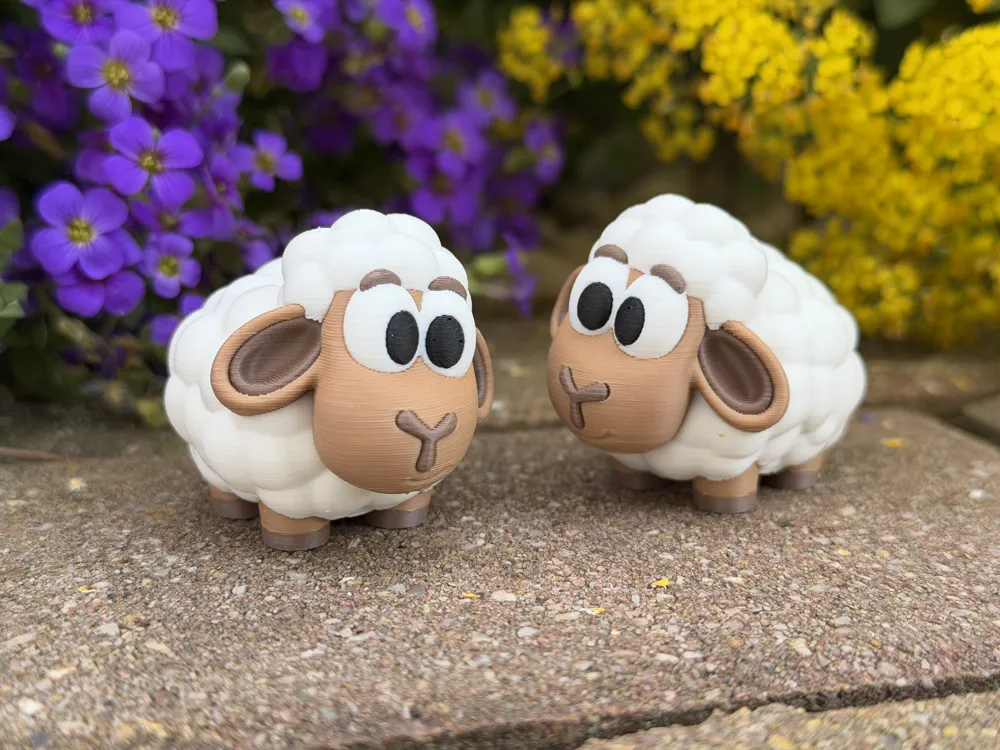 Cute Sheep - Free 3D Print Model - MakerWorld