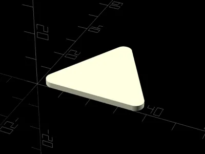 ROUNDED TRIANGLE - Free 3D Print Model - MakerWorld
