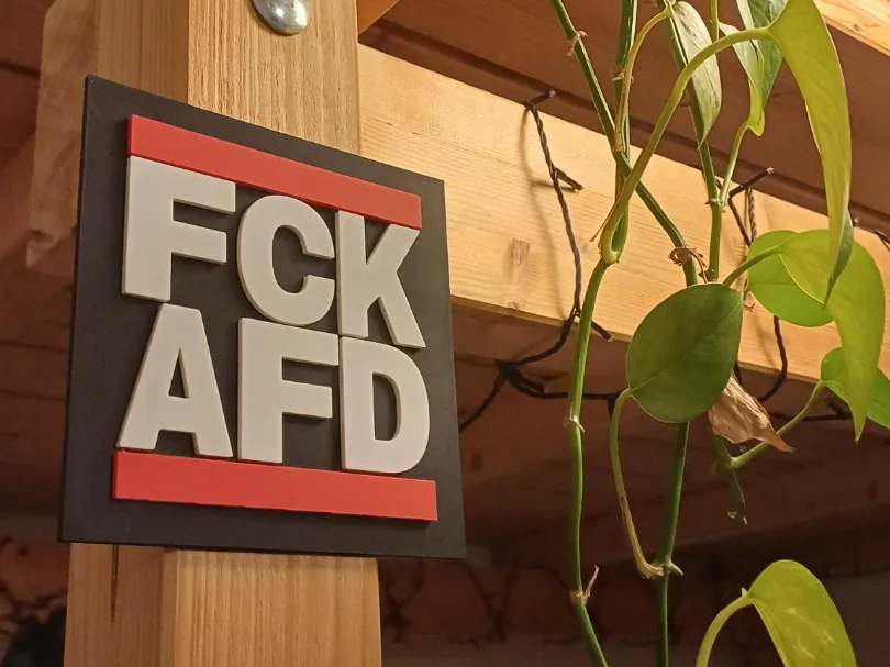 FCK AFD Sign by KeinPlan - MakerWorld