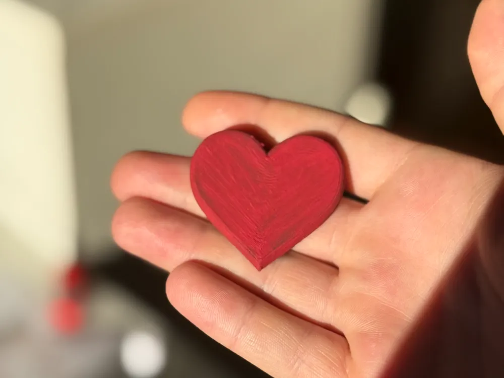 Cute Heart 3D Model - A Symbol of Love - Free 3D Print Model - MakerWorld