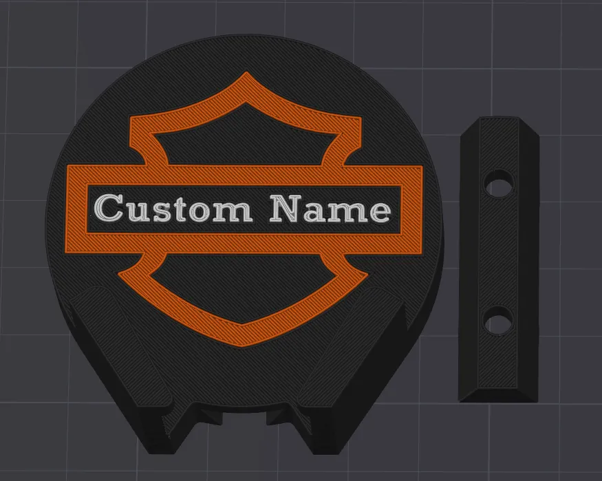 Harley Davidson Key Fob Holder by PrinterInUse MakerWorld: Download ...
