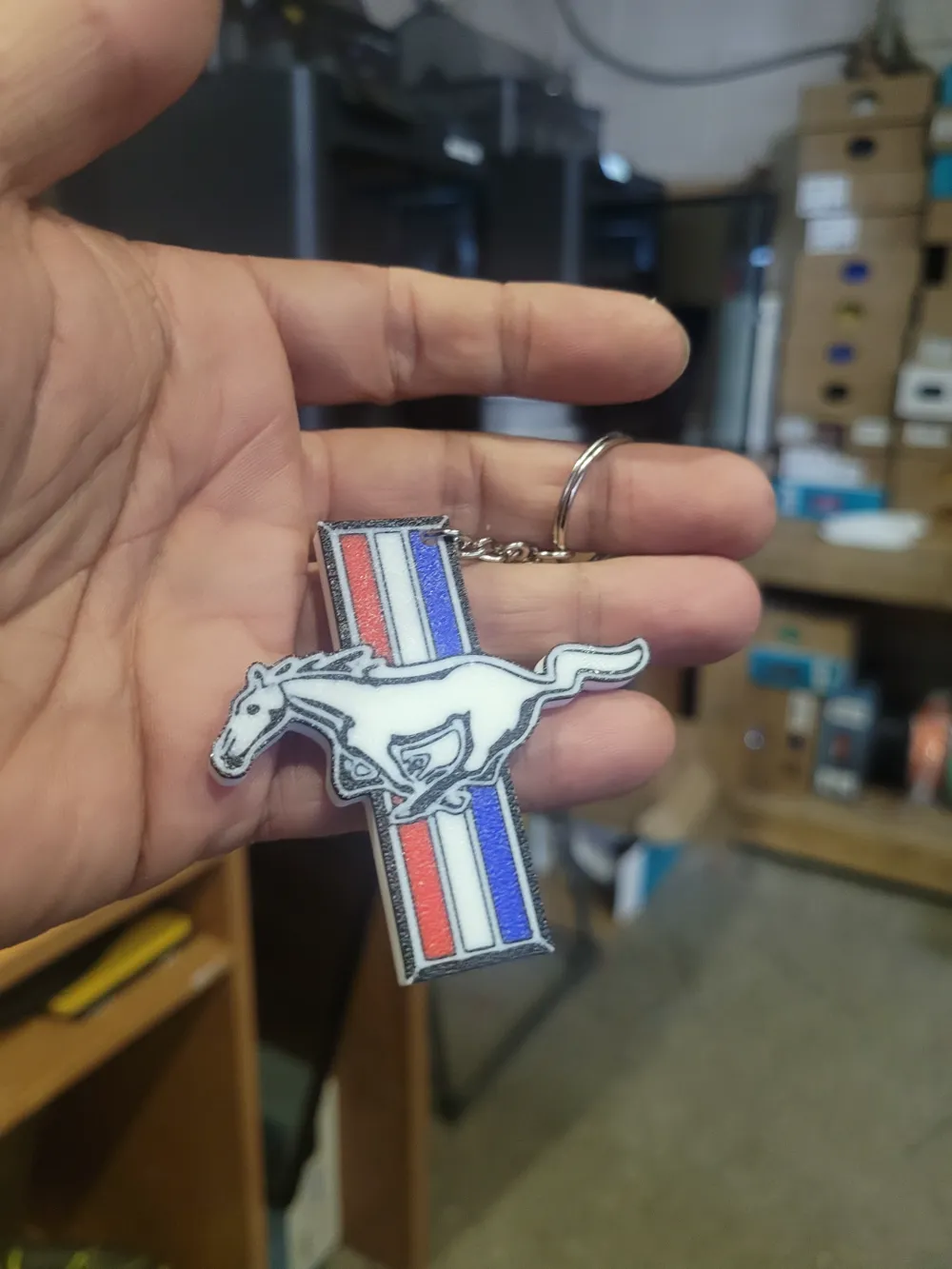 Ford Mustang Keychain and Magnet/Decal - Free 3D Print Model - MakerWorld
