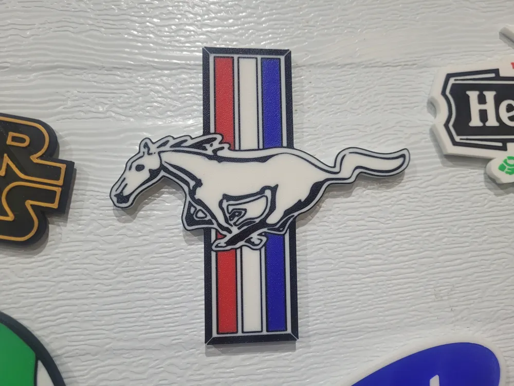 Ford Mustang Keychain and Magnet/Decal by phillipjfry - MakerWorld