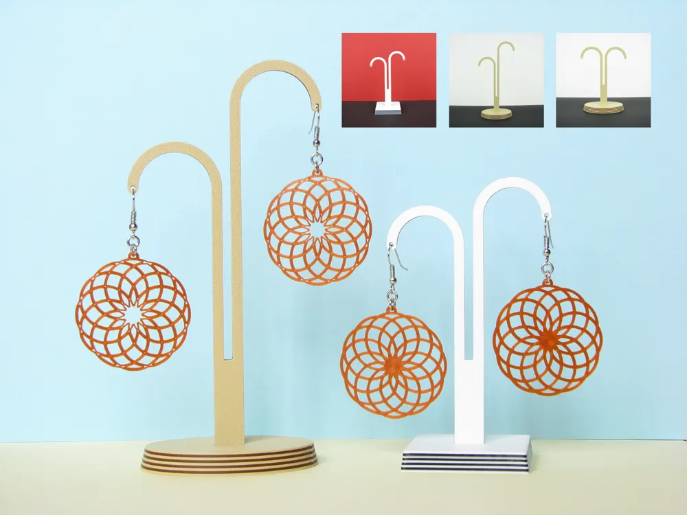 Earring stands - 6 variants by 3D-decor.cz MakerWorld: Download Free 3D ...