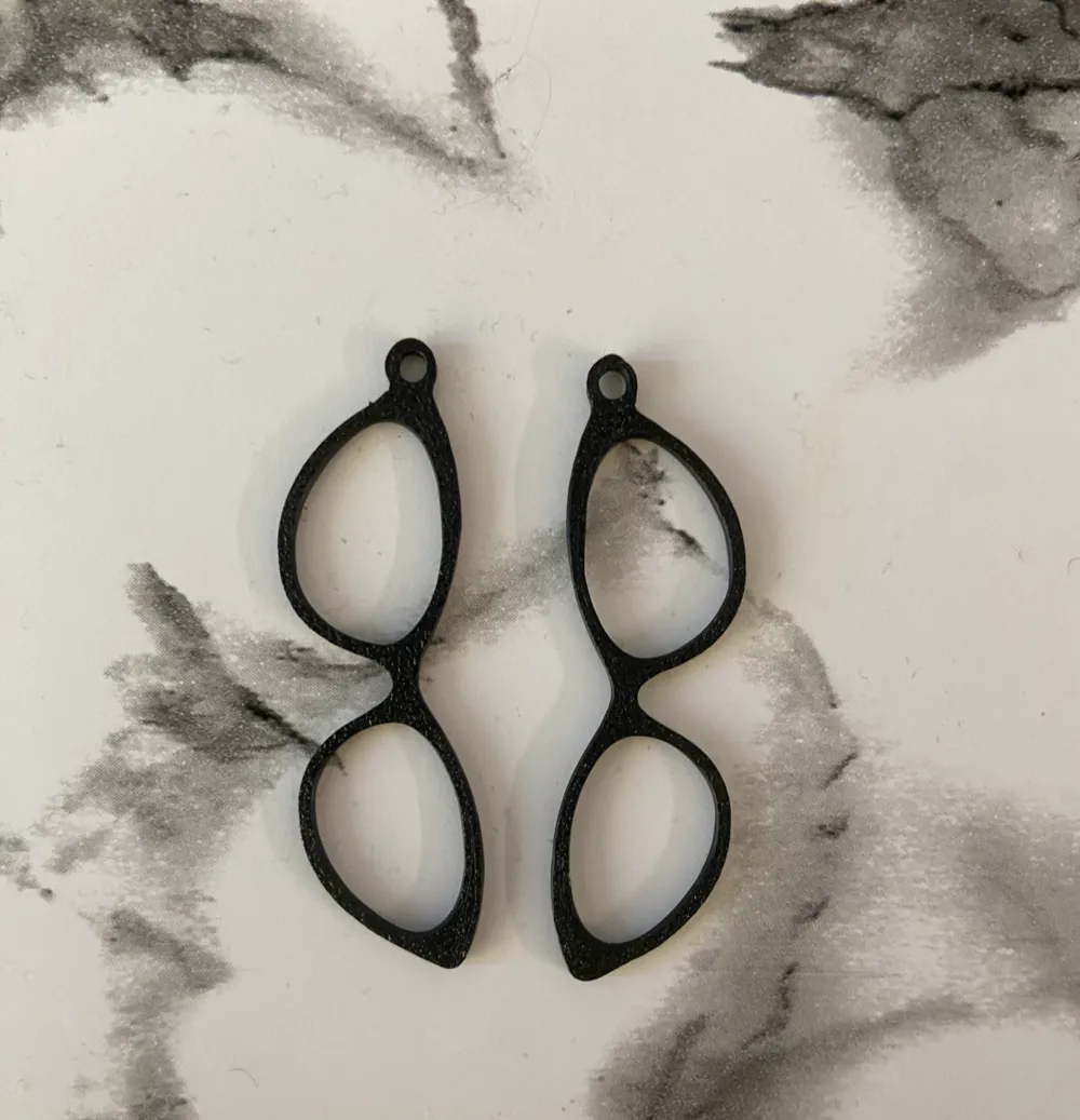 Glasses earrings by Morganja - MakerWorld