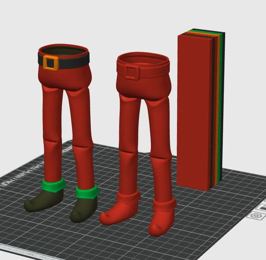 Elf on the Shelf, Legs or Pants - Two Versions - Free 3D Print Model ...