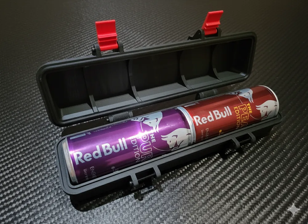 Double Red Bull Safe - Free 3D Print Model - MakerWorld