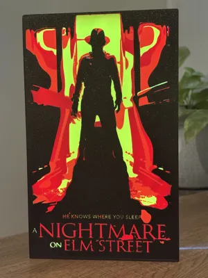 Nightmare on Elm Street Light Box by Larry Swope MakerWorld: Download ...