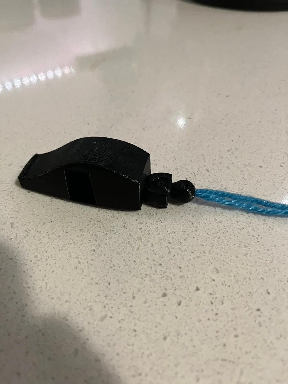 118DB whistle-Detachable knob, cord hole Remixed by Freakybo - MakerWorld