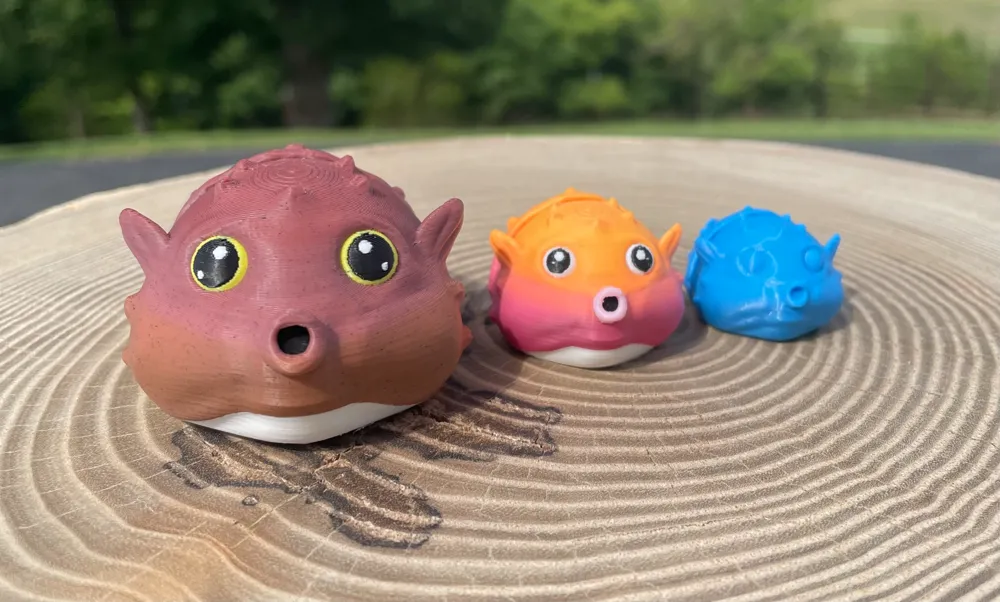 Mini Flexi Puffer Fish by AGirlHasNoName MakerWorld: Download Free 3D ...