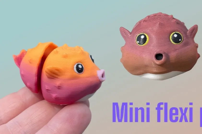 Mini Flexi Puffer Fish by AGirlHasNoName MakerWorld: Download Free 3D ...