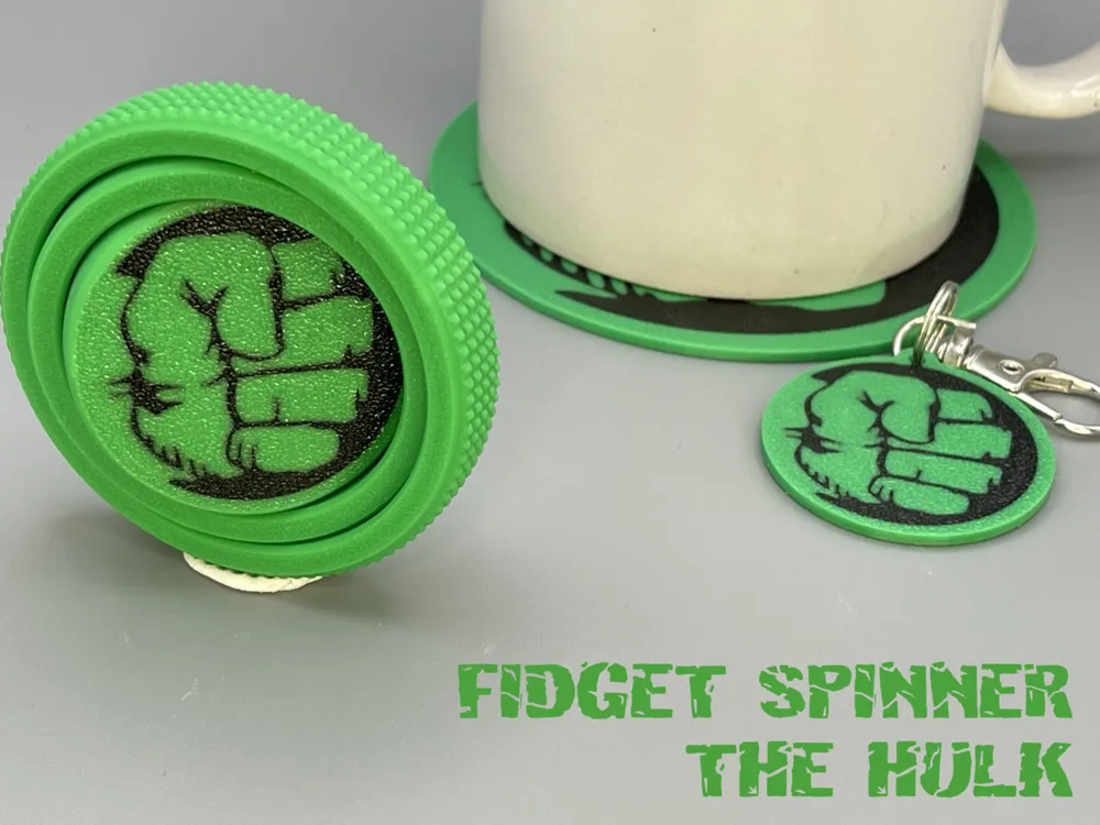 The Hulk Marvel Fidget Spinner by MalcTheOracle MakerWorld: Download ...