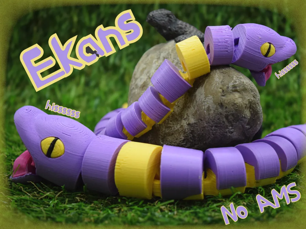 Wackel Ekans - Free 3D Print Model - MakerWorld