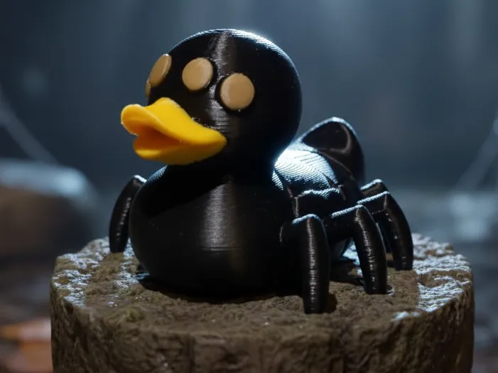 Halloween Spider Duck! Cruise Jeep Duck! - Free 3D Print Model - MakerWorld