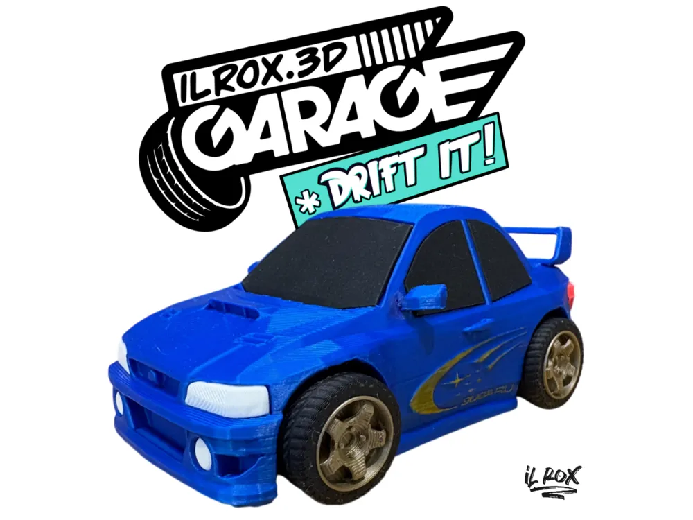 SUBARU IMPREZA inspired Toy Car - Free 3D Print Model - MakerWorld