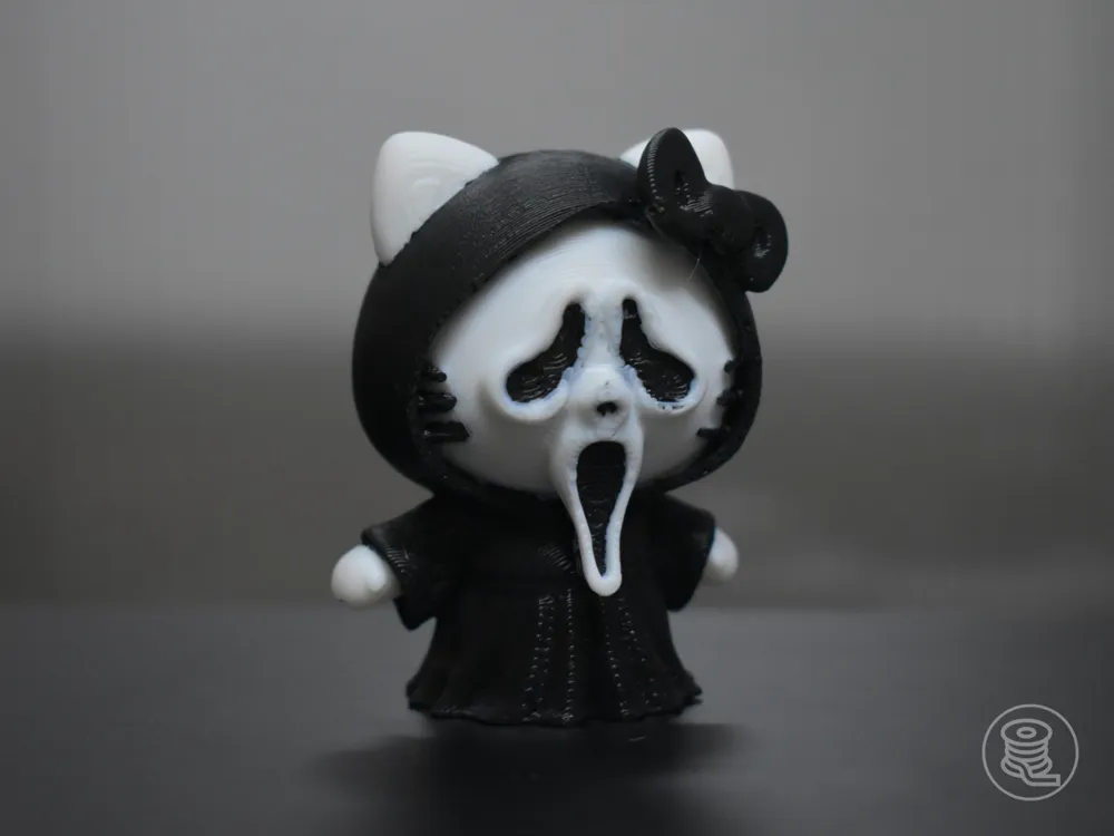 Scream Hello Kitty by The Duck Vault MakerWorld: Download Free 3D Models