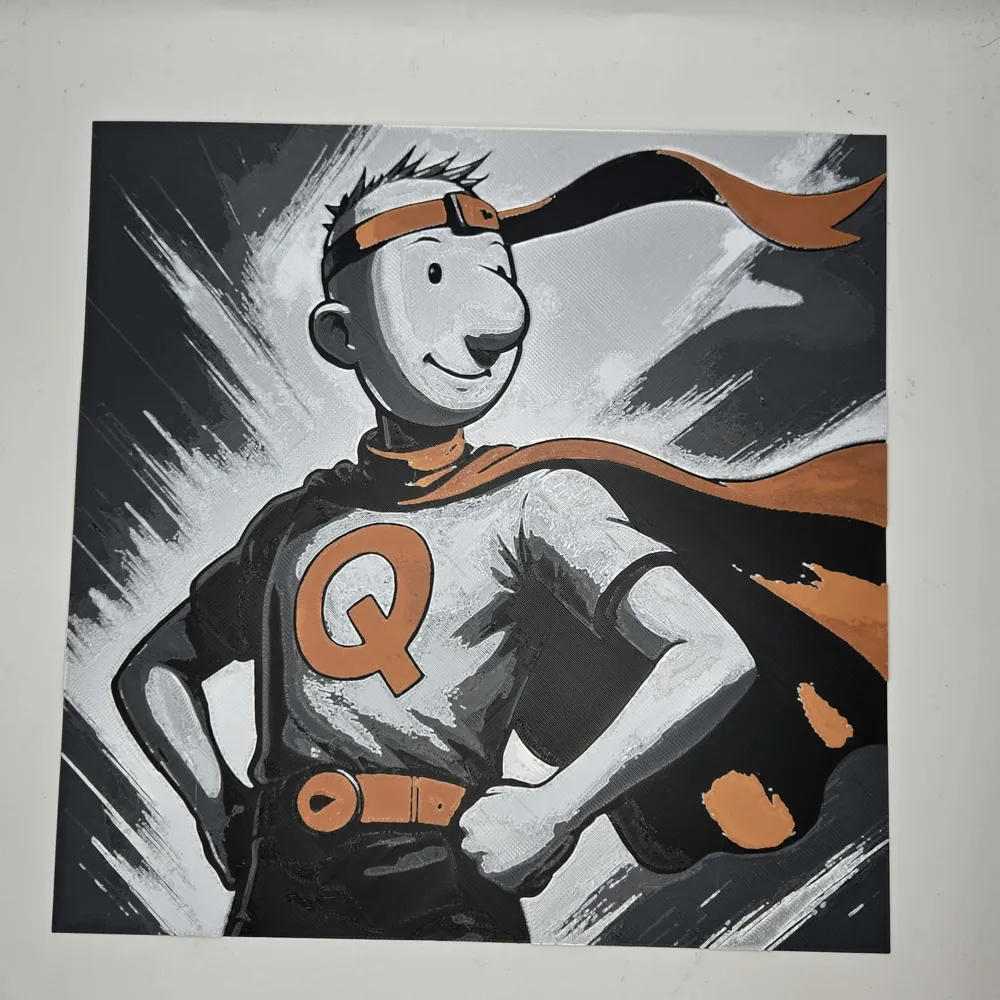 Quailman – Doug’s Super Alter Ego Hueforge - Free 3D Print Model ...