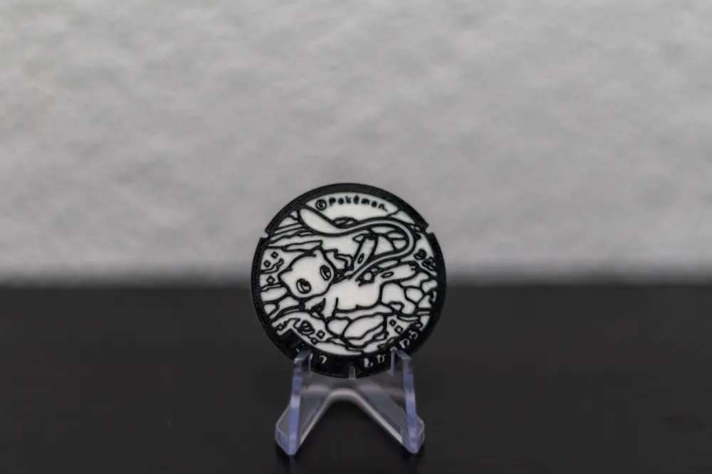 Pokemon TCG Mew Coin - Poke Lid - Free 3D Print Model - MakerWorld