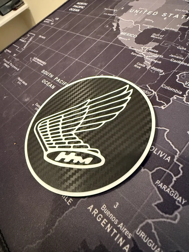 Vintage Honda Motor Coaster - Free 3D Print Model - MakerWorld