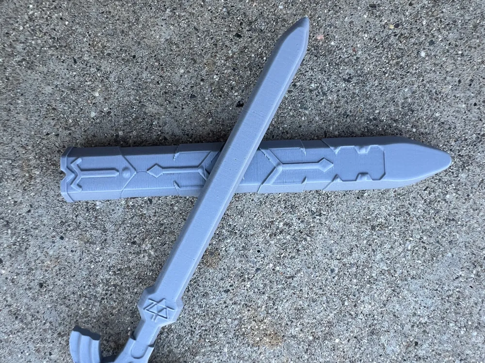 Mini Master Sword Desk Toy by Potato_Cat_512 MakerWorld: Download Free ...