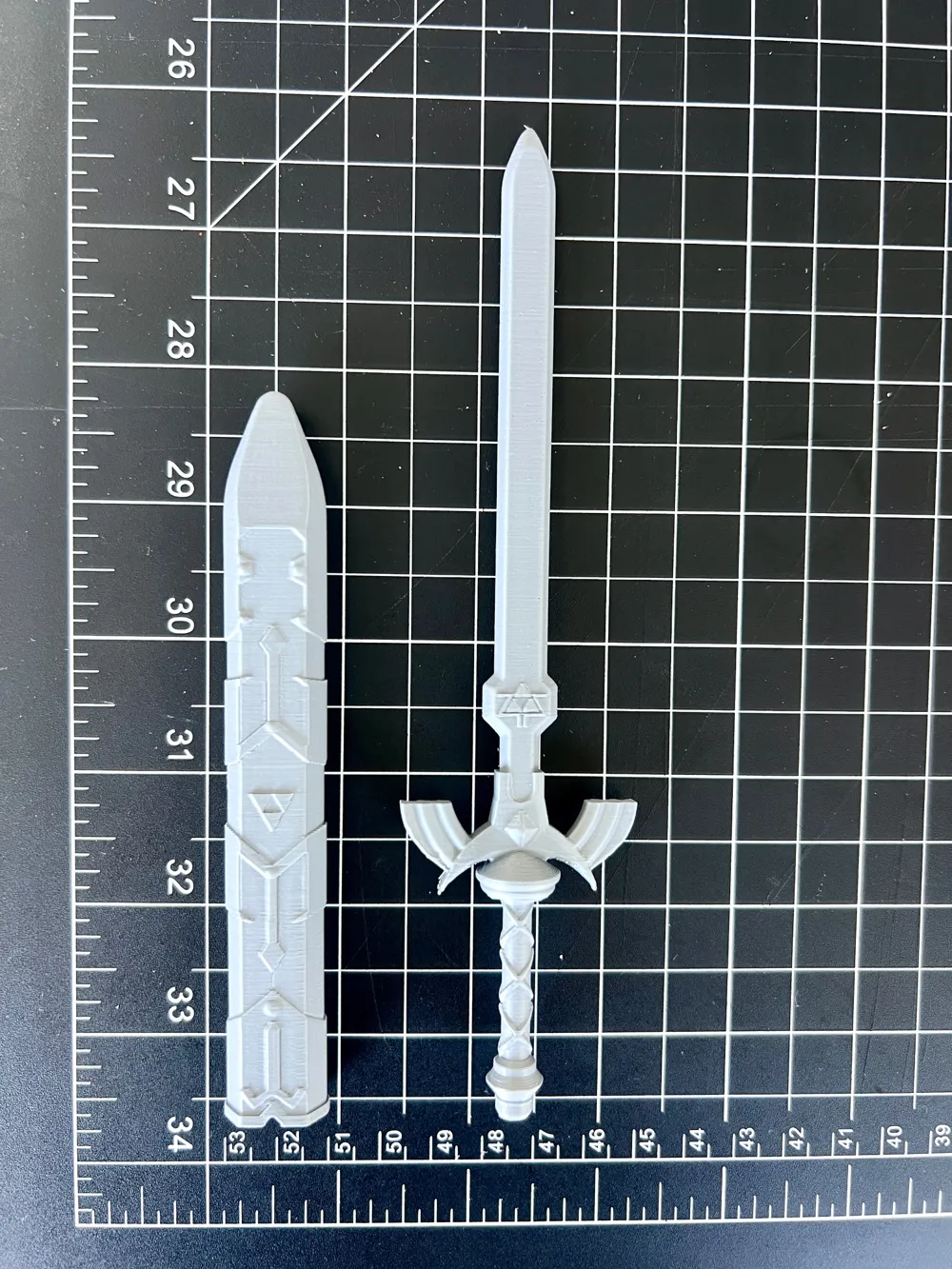 Mini Master Sword Desk Toy - Free 3D Print Model - MakerWorld