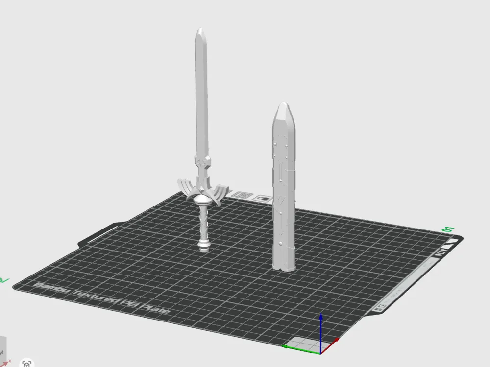 Mini Master Sword Desk Toy - Free 3D Print Model - MakerWorld