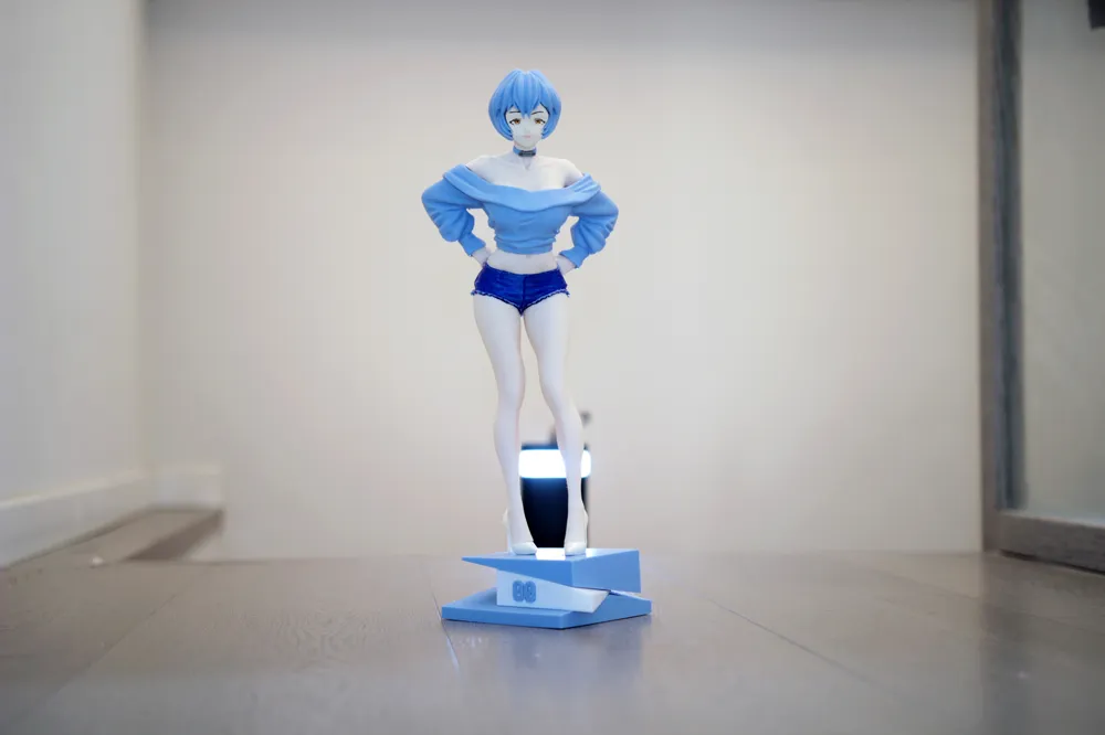 Summer Girlfriend Rei Ayanami black silk female lead, non-AI, sexy long ...