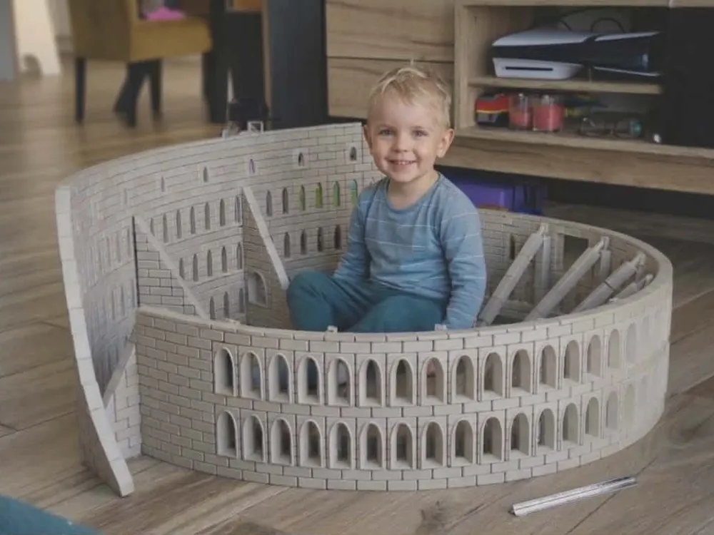 Colloseum building blocks bricks - Free 3D Print Model - MakerWorld