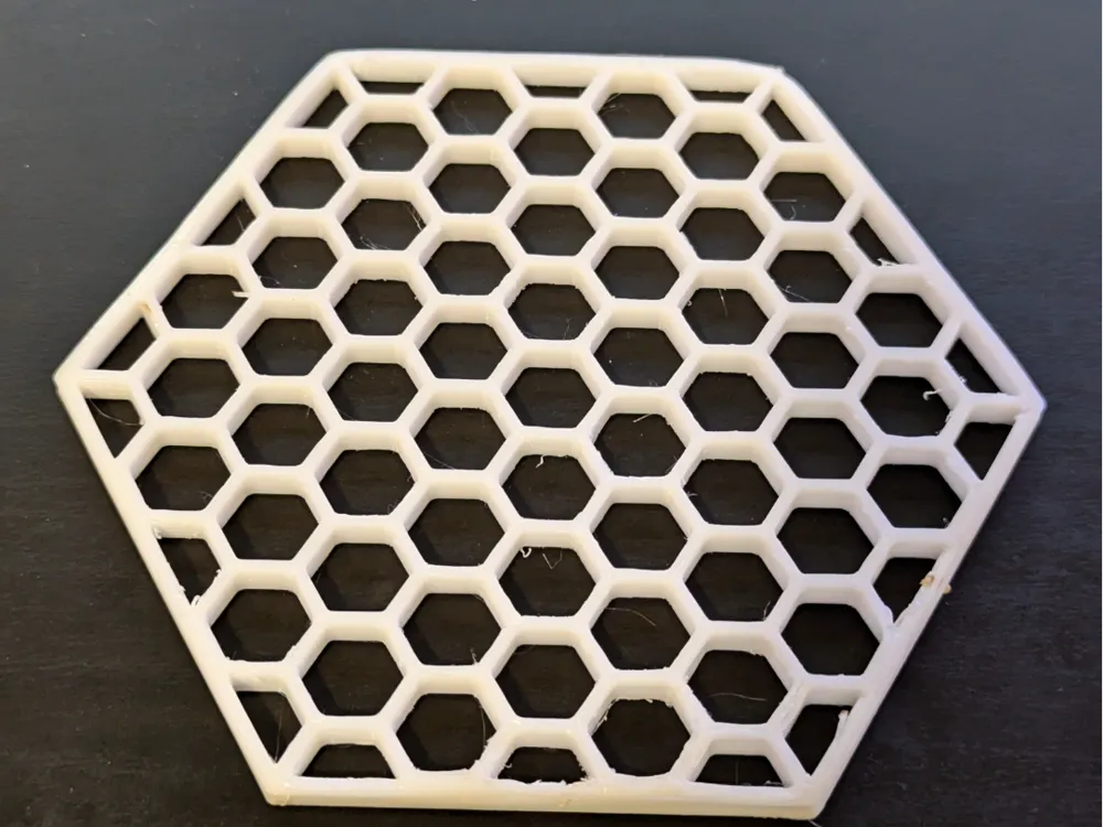 Large Hexagon Pattern Honeycomb Coaster by Sherman29 - MakerWorld