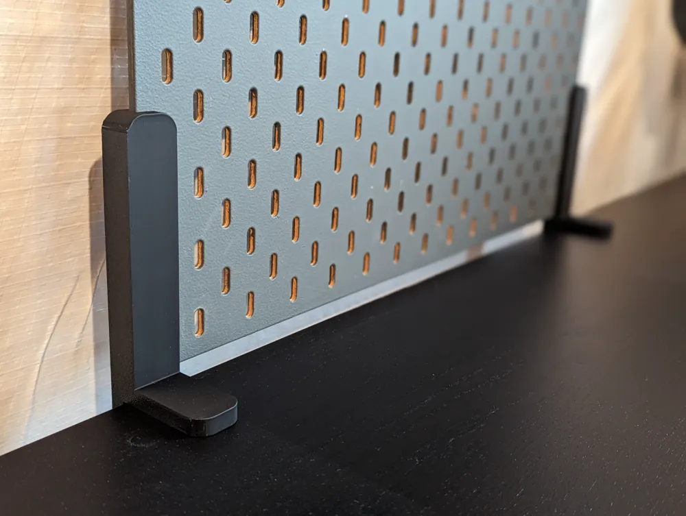 IKEA SKADIS Desk Mount Remixed by moose_ - MakerWorld