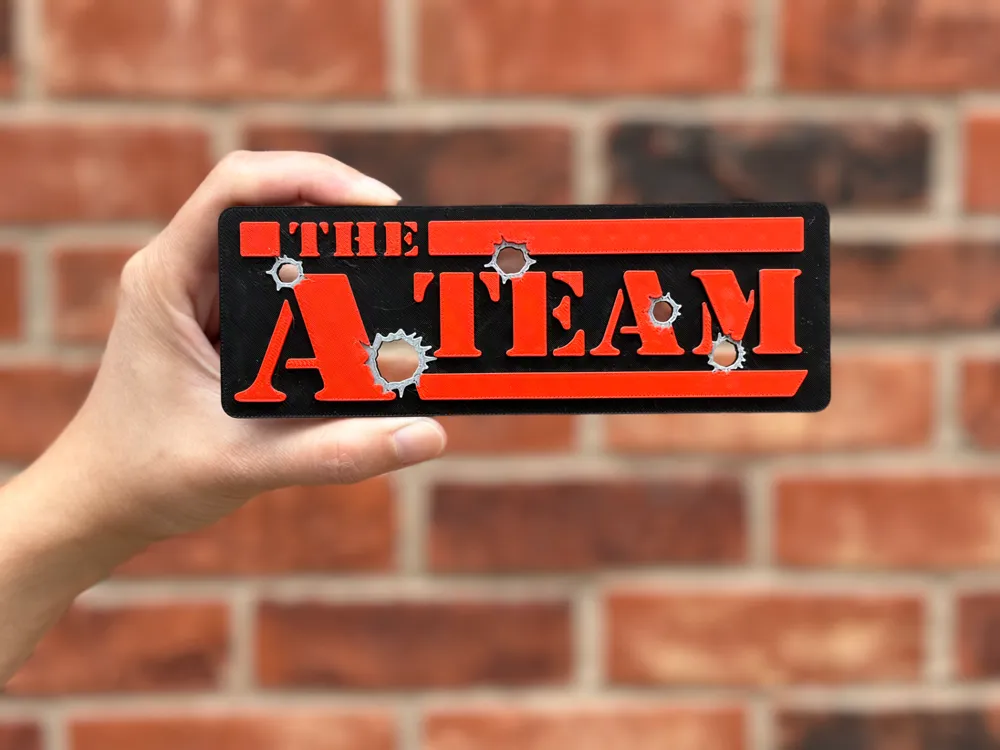 The A Team Logo - Free 3D Print Model - MakerWorld