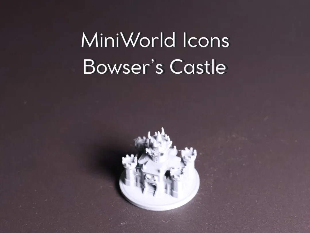 MiniWorld Icons - Bowser's Castle - Free 3D Print Model - MakerWorld
