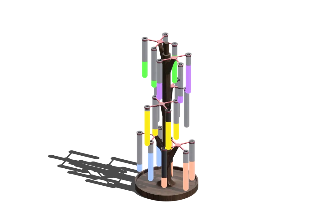 Modular Test Tube Tree Tower - Free 3D Print Model - MakerWorld