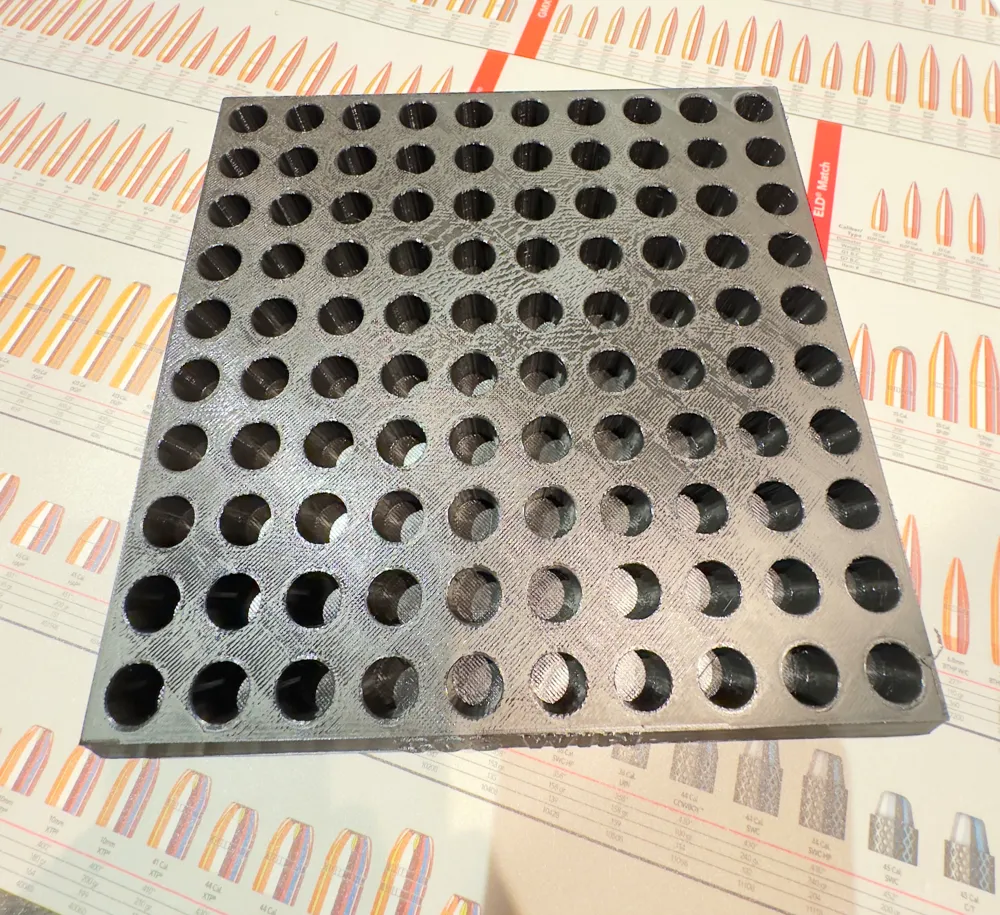 100 rounds 308 win reloading tray by Arnskov - MakerWorld