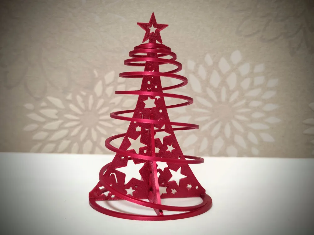 Spiral Christmas tree - Free 3D Print Model - MakerWorld
