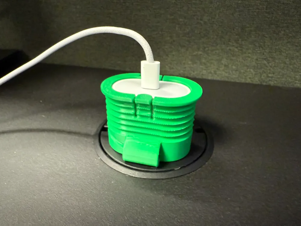 Eu 20w Apple Charger Cable Spool Free 3d Print Model Makerworld