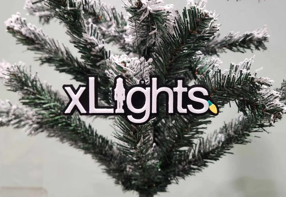 Xlights Christmas Ornament and Keychain by d_vallati - MakerWorld